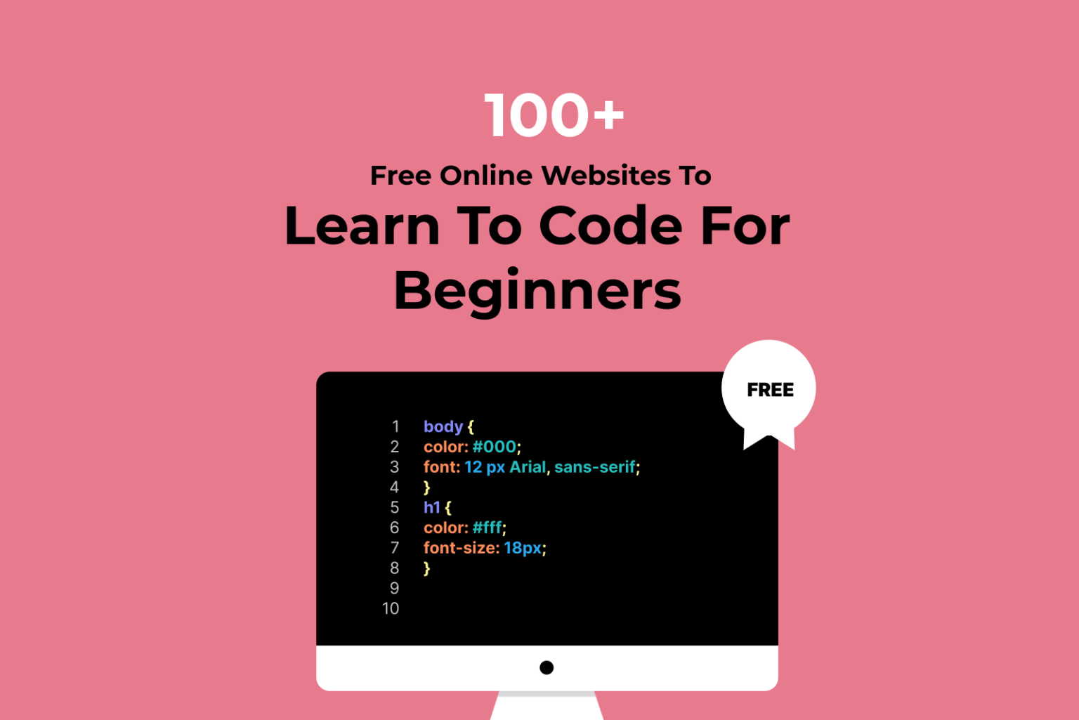 100+ Free Online Websites to Learn to Code for Beginners - Skillcrush